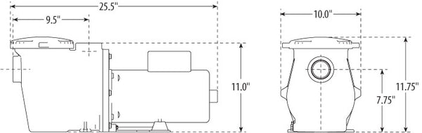 Waterway SMF-110 1.0 Hp – Hot Tub Outlet